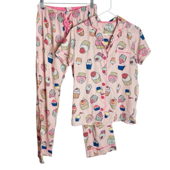 Insomniax | Intimates & Sleepwear | Insomniax Cupcakes 2 Piece Pajama ...